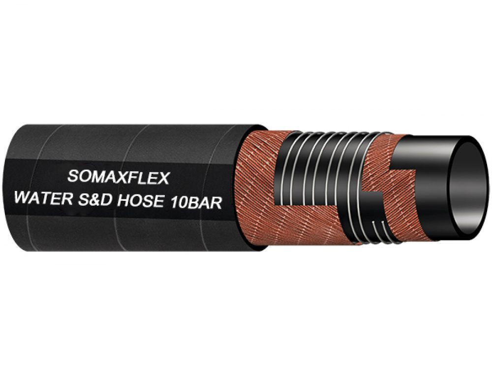 Layflat Water Delivery Hose W.P 10Bar - Rubber Water Hose